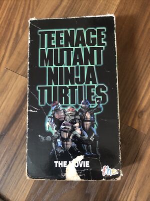 Vintage Teenage Mutant Ninja Turtles: The Movie VHS - 1990 TMNT 90's ...