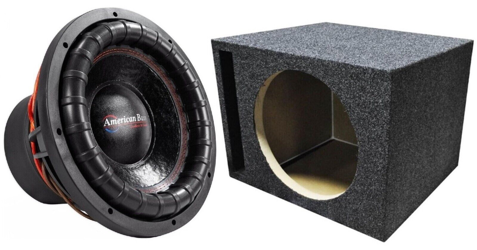 American Bass XFL-1244 Package | 12 Inch 3000W Dual 4 Ohm Subwoofer ...
