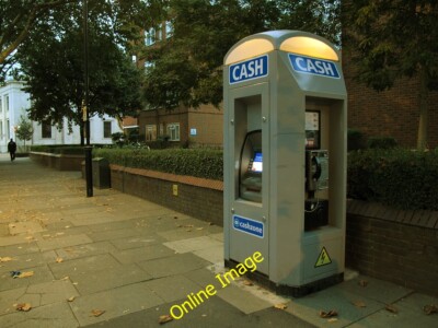 Photo 6x4 Cash Zone, Spa Road London A contemporary cash machine-cum ...