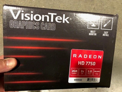 VisionTek - AMD Radeon HD 7750 2GB GDDR5, 2x dp, 3.0 PCle ,FH/SFF ...