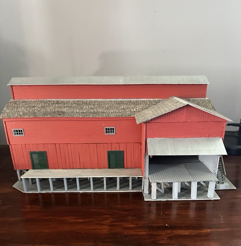 Vintage HO Scale Agricultural Structure Scratch Built Farm Barn ...