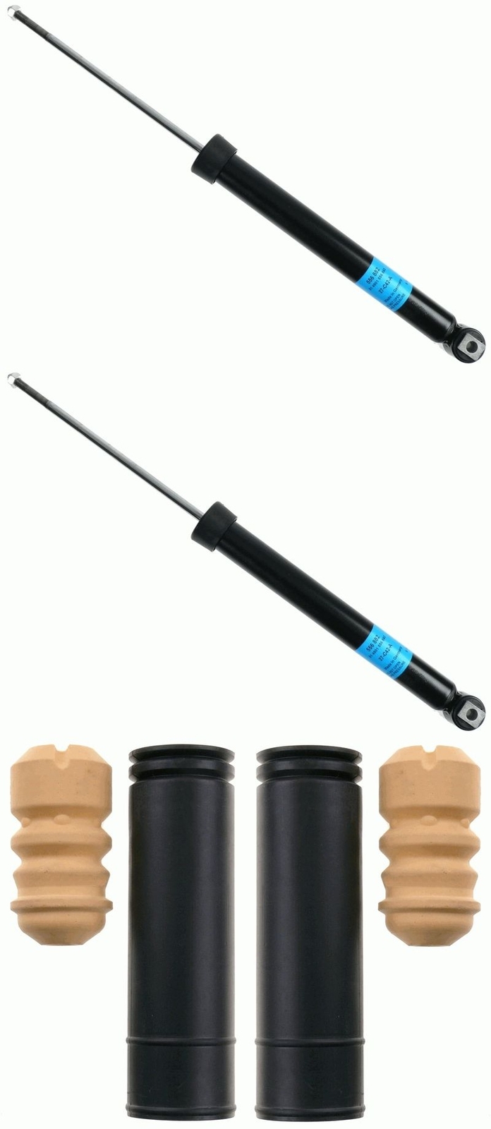Sachs Rear Shock Absorbers with Protection kit 556 882 | eBay