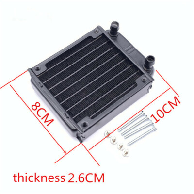 Water cooler 80MM*26MM Aluminum radiator for computer beauty instrument ...