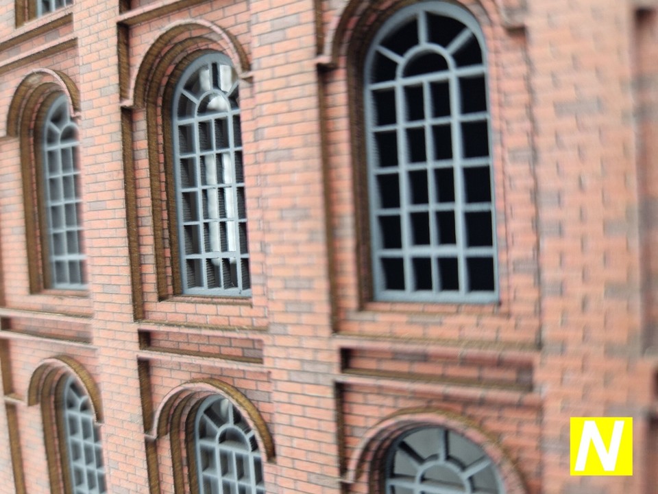 Modelux N GAUGE 'I & R Morley Building' kit | eBay UK