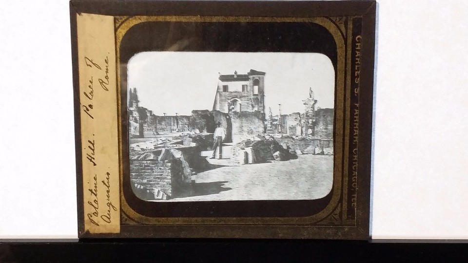 Palatine Hill, Palace of Augustus, Rome, Italy, Magic Lantern Glass ...