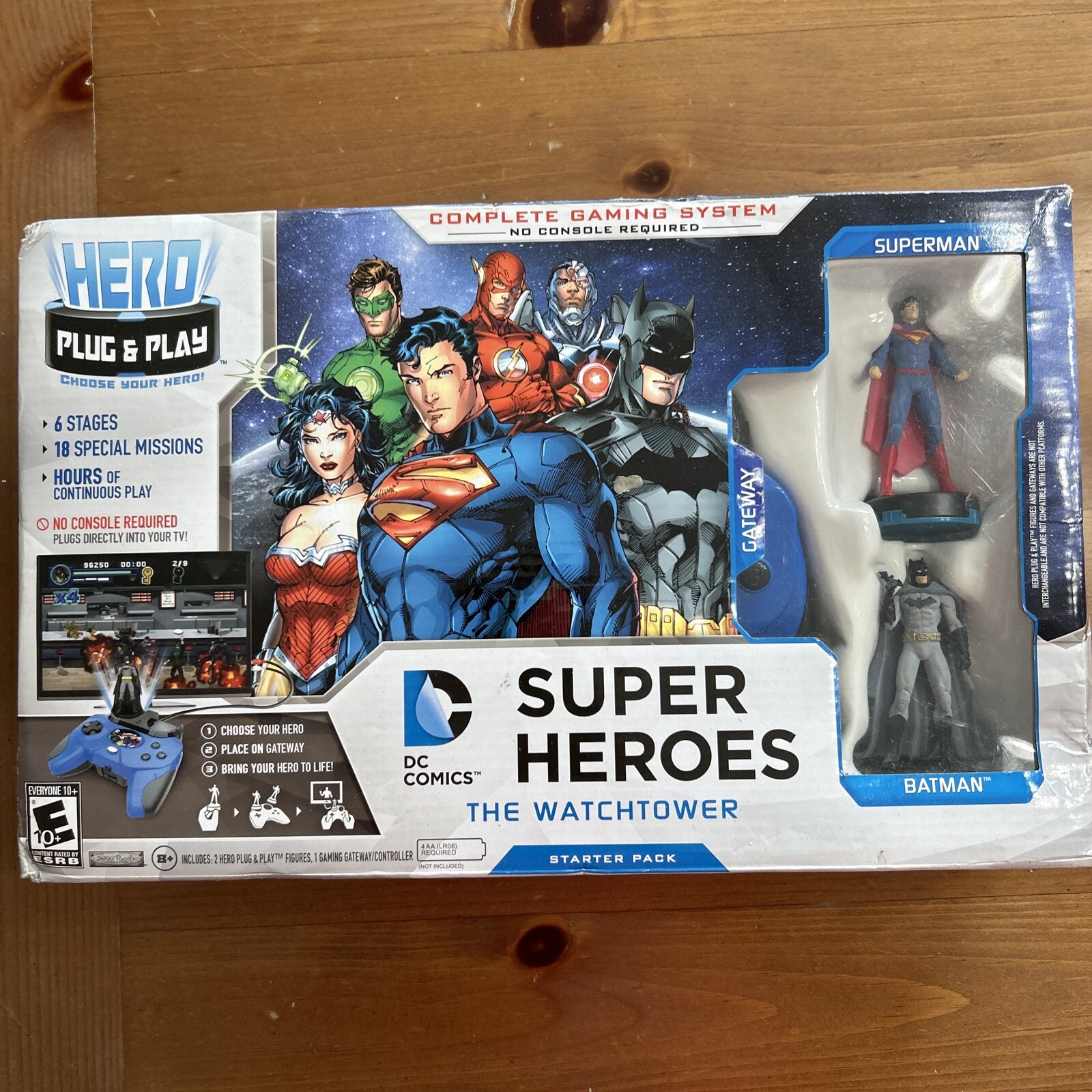 DC Comics Jakks 2014 Super Heroes Plug And Play Video Game Batman and Superman | eBay