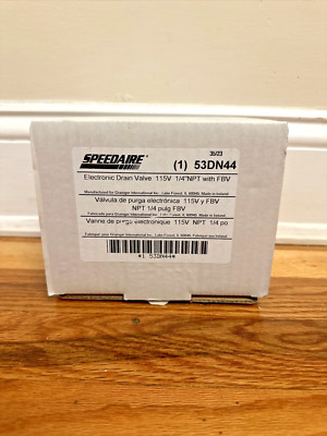 NEW IN BOX-SPEEDAIRE Timed Electric Auto Drain : 1/4 in, 4 gpm Drain ...