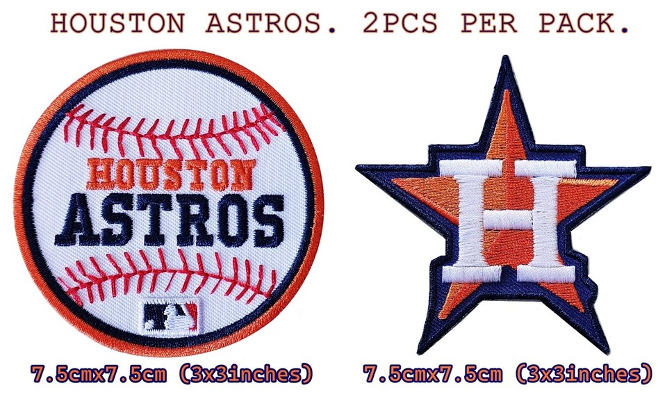 HOUSTON ASTROS BASEBALL Patches Iron,Sew on(Select options) Thai by ...