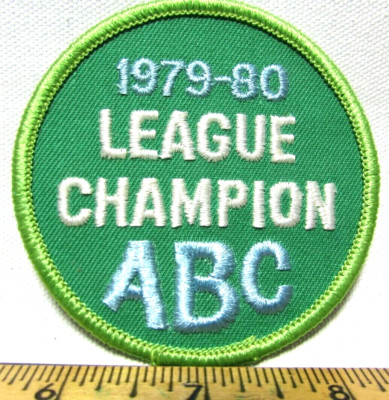 Vintage ABC League Champion 1979 1980 Jacket Patch American Bowling ...