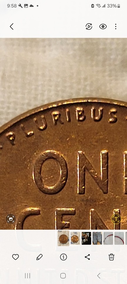 1955 No Mint Mark Wheat Penny L in Liberty in Rim Error Coin | eBay