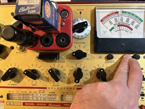 GE 6SC7 NOS NIB Metal Audio Receiver Vacuum Tube Hickok Tested 🧱 | eBay