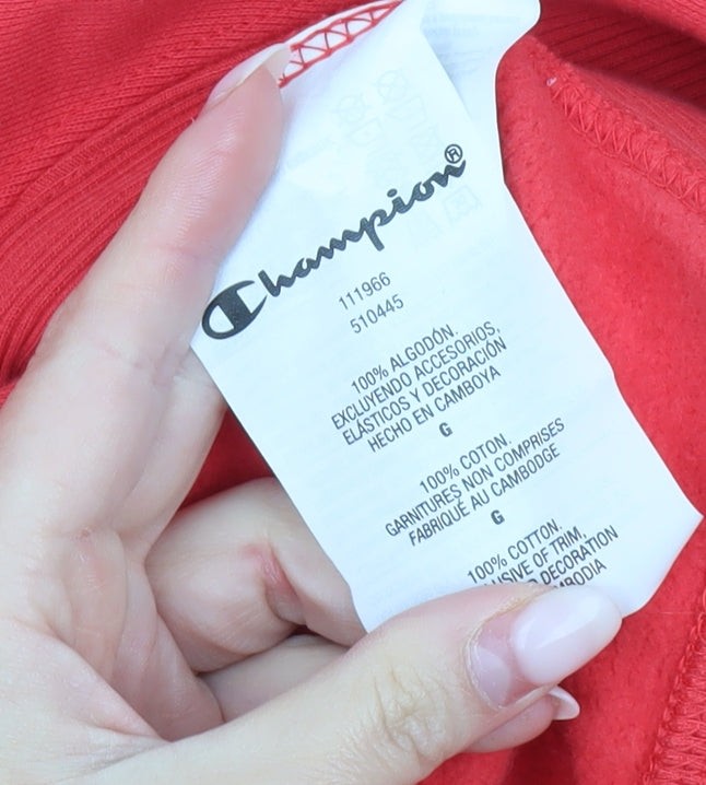 Mens UK L Regular Champion Red Pullover Sweatshirt | eBay UK