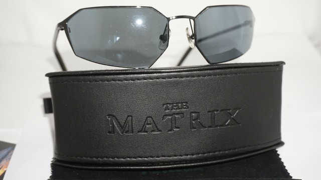 Blinde New The Matrix Agent Smith Black/Black Sunglasses Made Japan ...