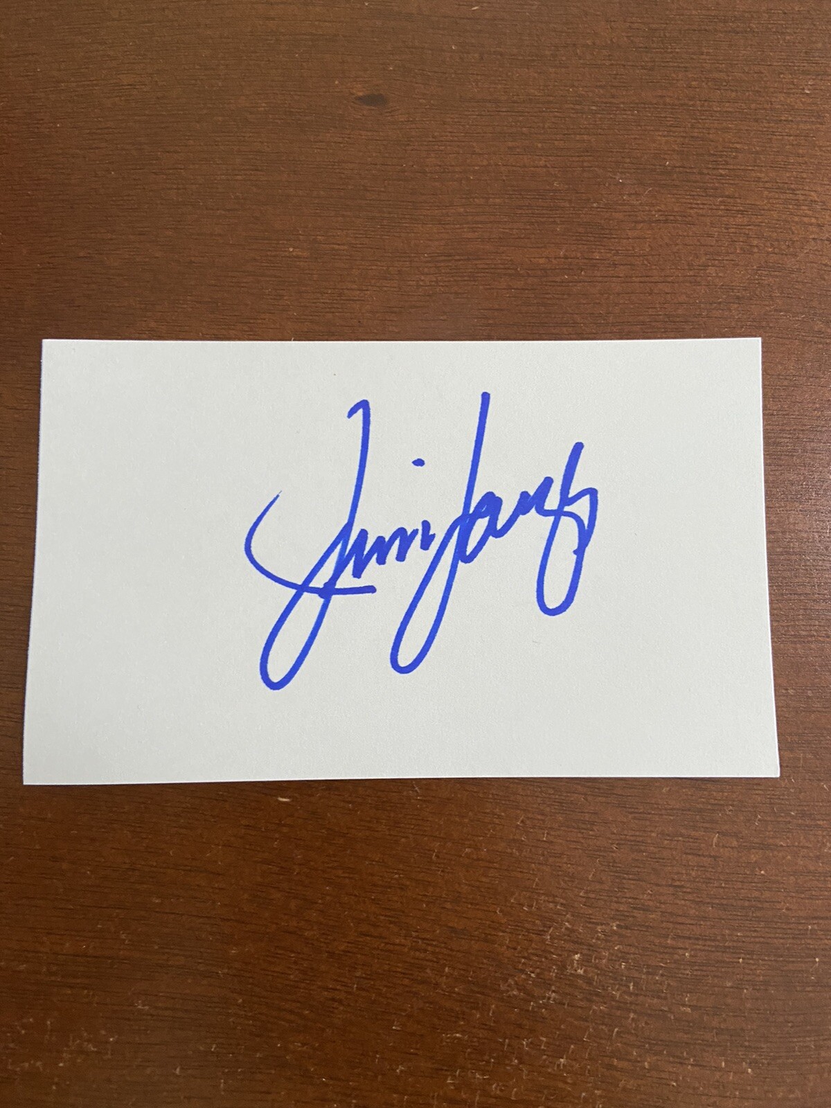 Jim Langer Signed Index Card HOF Auto Autograph Miami Dolphins | eBay