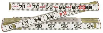 NEW LUFKIN 966N USA MADE WOODEN FOLDING RULER 6 FT X 5/8" 2 WAY 6494389 ...