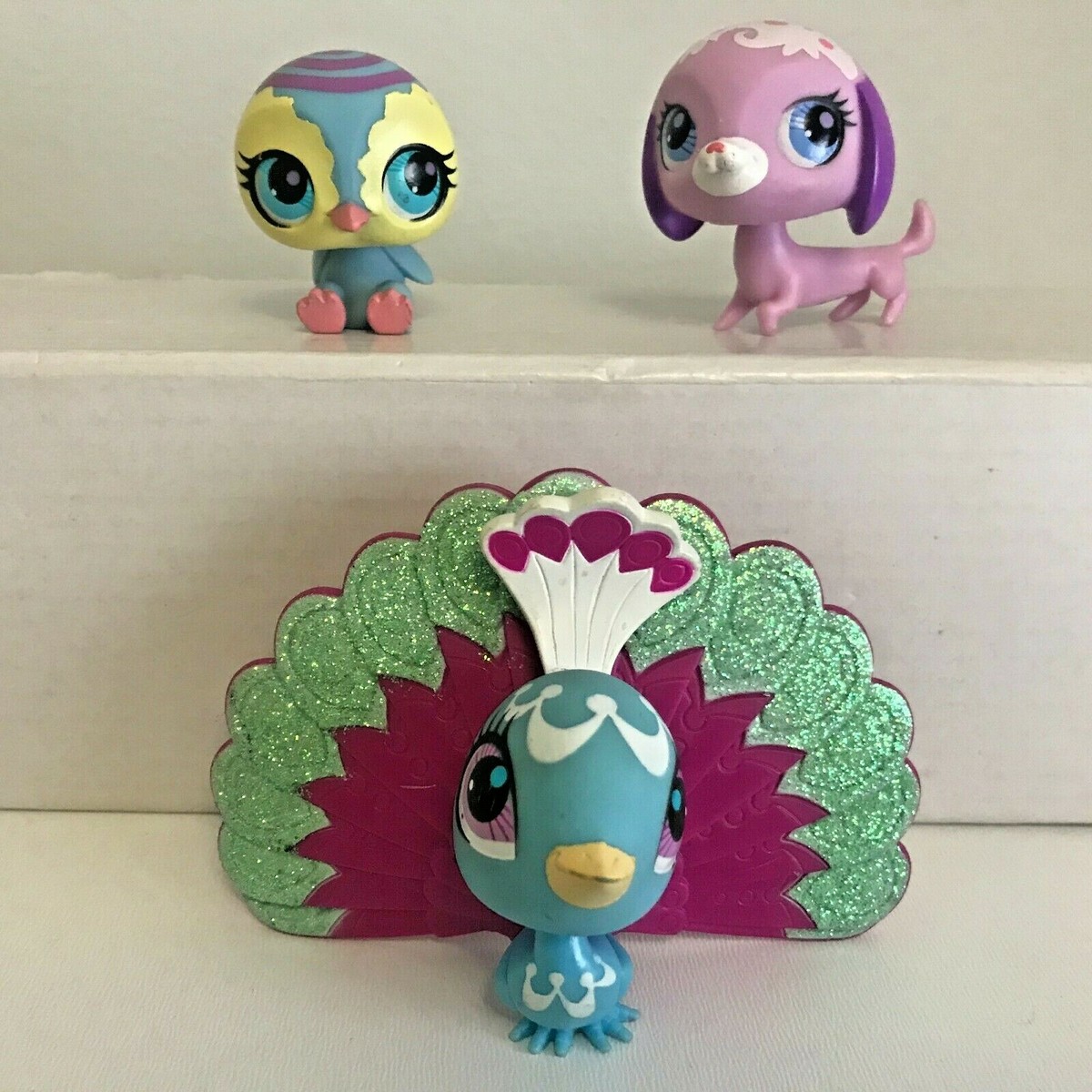 Littlest Pet Shop Sparkle Peacock LPS Packs