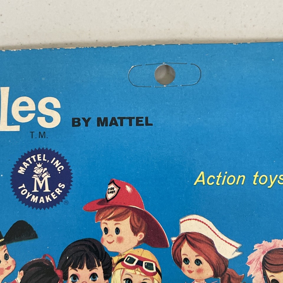 Vintage 1966 Mattel Liddle Kiddles New On Card Sizzly Friddle 3513 Box ...