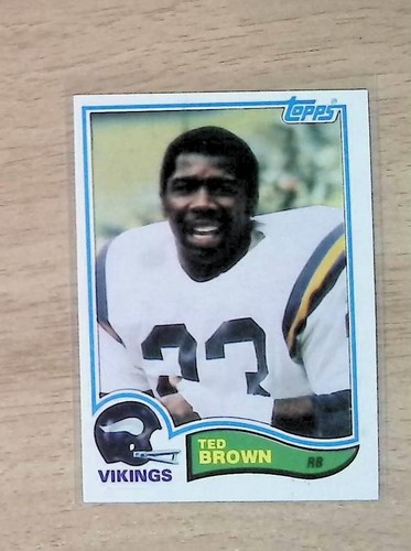 TED BROWN 1982 Topps Football #391 BUY ANY 2 ITEMS FOR 50% OFF ...