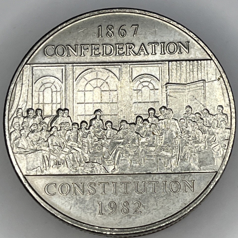 1867-1982 Canadian $1 Dollar - Confederation Constitution Coin | eBay