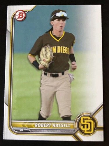 2022 Bowman Paper Prospect #BP-133 Robert Hassell - San Diego Padres | eBay