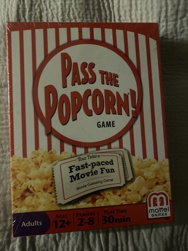 Pass the Popcorn Movie Guessing Game for Ages 12+ 2-8 Players Adults ...