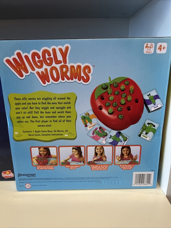Wiggly Worms Children's Board Game by Pressman Ages 4+, BRAND NEW!!! | eBay