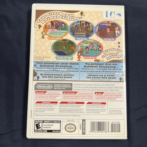 Animal Crossing: City Folk (Nintendo Wii 2008) Complete Tested | eBay