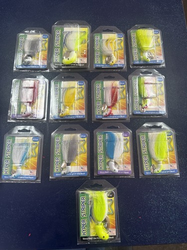 Strike King Lure Pack Hyper Striper Multi-Color Fishing Bait Set | eBay