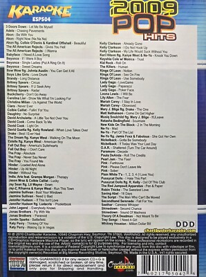 504 2009 POP HITS (6 CDGS) CHARTBUSTER KARAOKE LOT VA | eBay