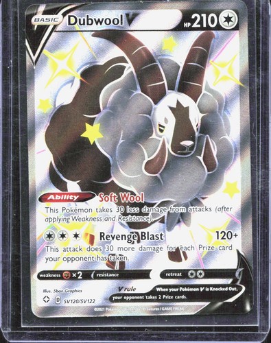 Pokemon Shining Fates: Shiny Vault #SV120/SV122 Dubwool V | eBay