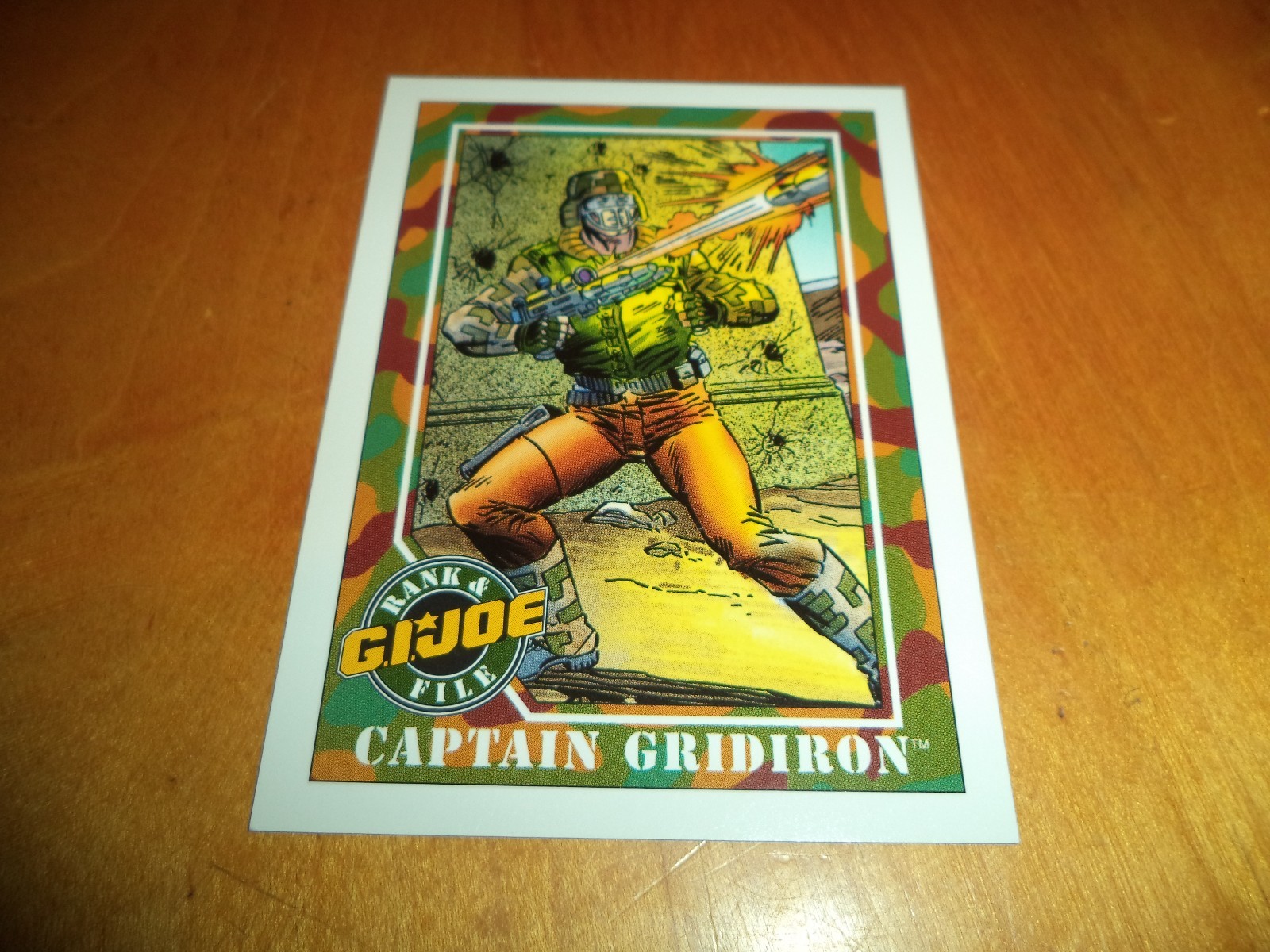 Captain Gridiron # 29 - GI Joe Series 1 Impel Hasbro 1991 Base Trading ...