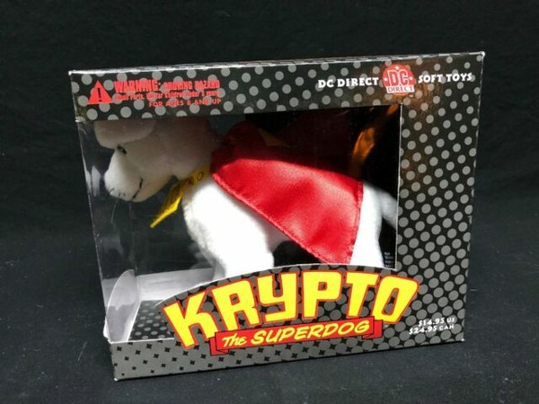 Krypto The Superdog Plush Action Figure Soft Toys DC Direct 2003 ...