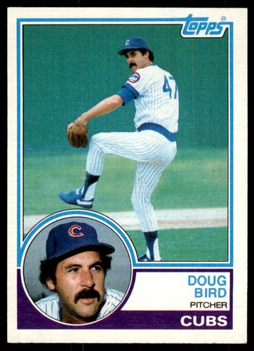 1983 Topps Doug Bird . Chicago Cubs #759 | eBay