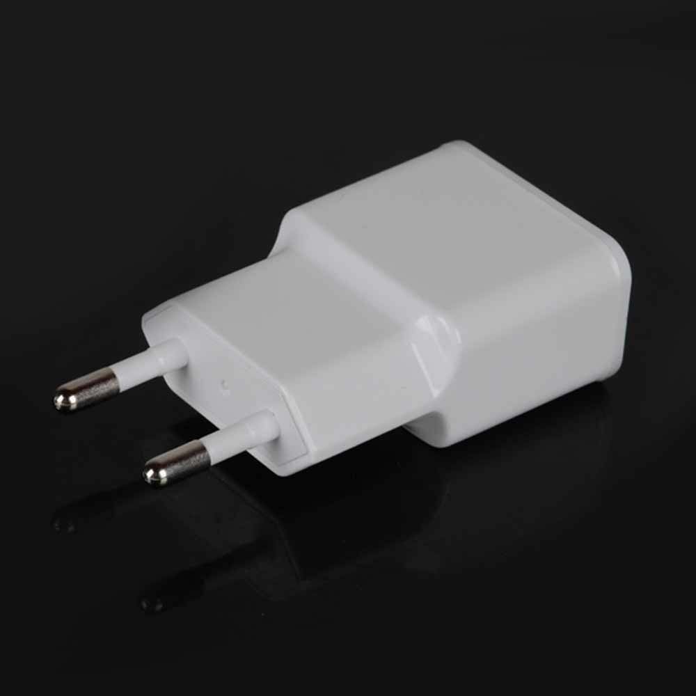 Dual USB 2 Ports Mobile Phone Wall Charger Adapter Home Travel EU Plug ...