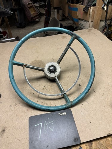 1958 SKYLINER RETRACTABLE FORD GULFSTREAM STEERING WHEEL OEM 58 ...