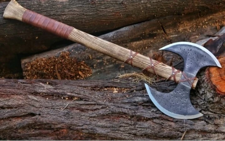 Double Edged Battle Axe