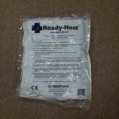 Ready Heat 4 Panel Emergency Heated Blanket (8hrs Heat) 36" x 48 ...