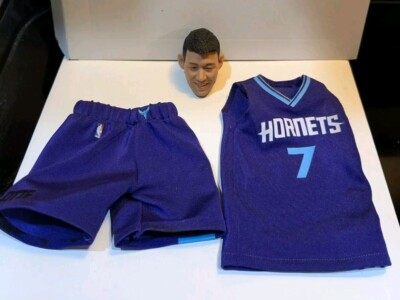1/6 Scale NBA Jeremy Lin Non-Enterbay Custom Head Hornets Uniform For ...