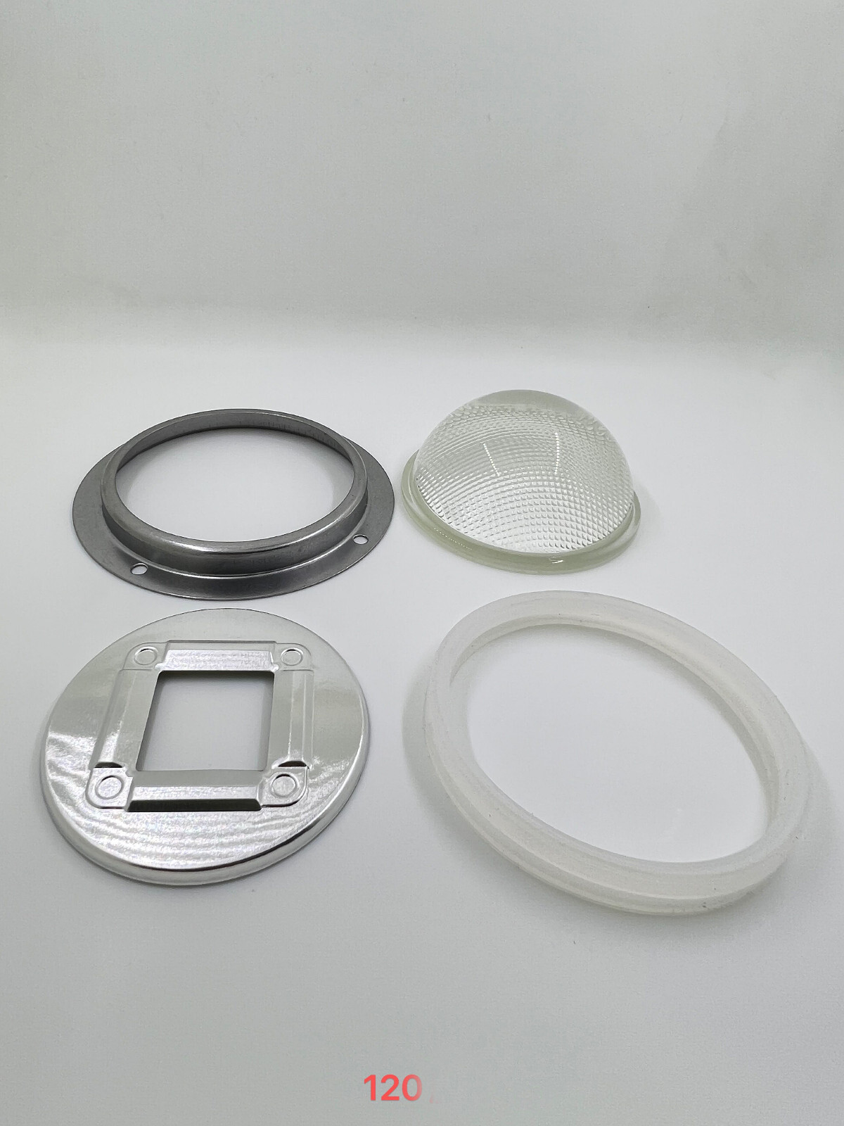 78mm Led Glass Lens Reflector 90 120 Degree for High Power 10W to 100W ...