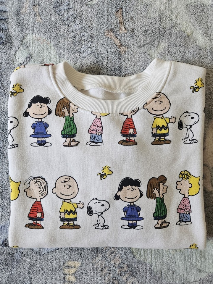 Peanuts Snoopy All Over Print Crewneck Sweatshirt 2016 Small Size | eBay