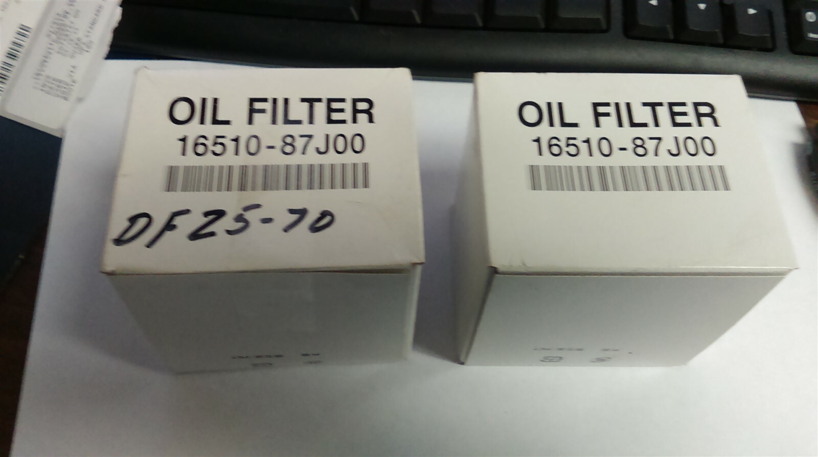 Suzuki Oil Filter 16510-87j00 OUTBOARD OEM Df50 Df60 Df70 for sale ...
