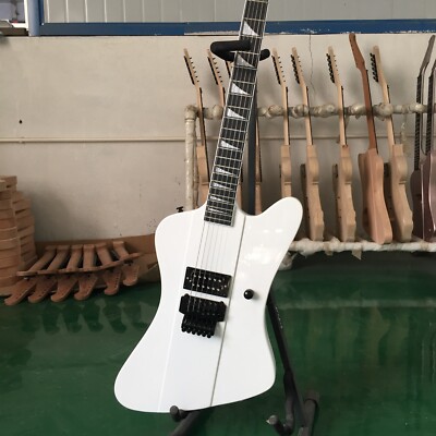White Robin Crosby Firebird Electric Guitar Mahogany Body&Neck Floyd ...