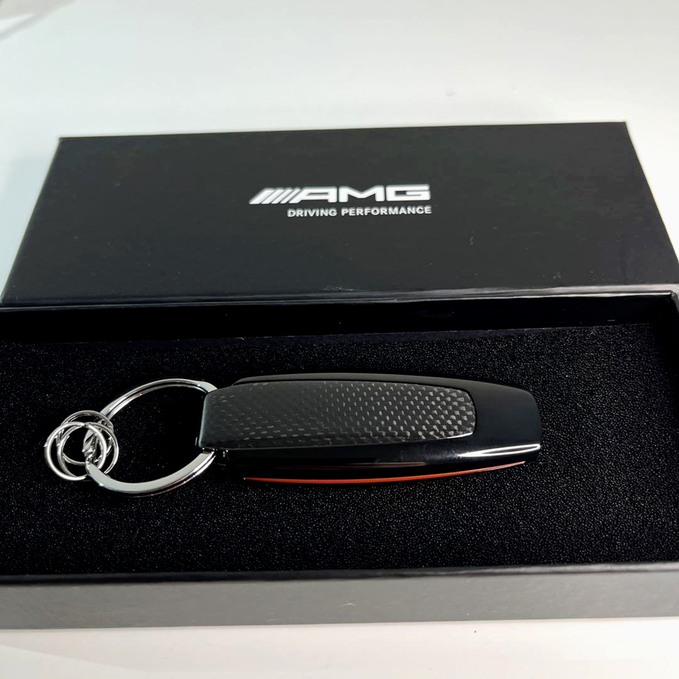 Mercedes-Benz AMG Collection Genuine Carbon Keychain Keyring from Benz ...