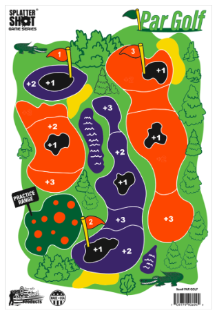 Pro-Shot Splatter ShotÃ‚Â® GAME SERIES 12" x 18" PAR GOLF Heavy Tag ...