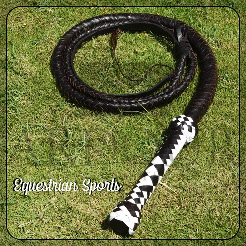 Cow Hide Leather BULL WHIP 04 Feet Long 12 Plaits Indiana Jones Whip | eBay