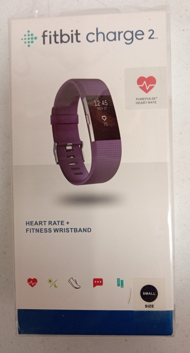 Fitbit Charge 2 - Plum Purple Size Small Brand New Sealed | eBay