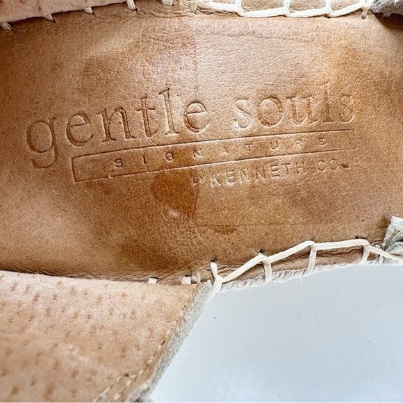 GENTLE SOULS KENNETH COLE Womens Gray 1" Platform Colleen Espadrille ...