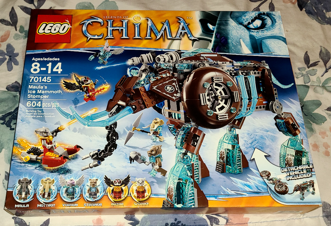 Legends Of Chima Lego Set, Maula's Ice Mammoth Stomper, 70145, NEW ...
