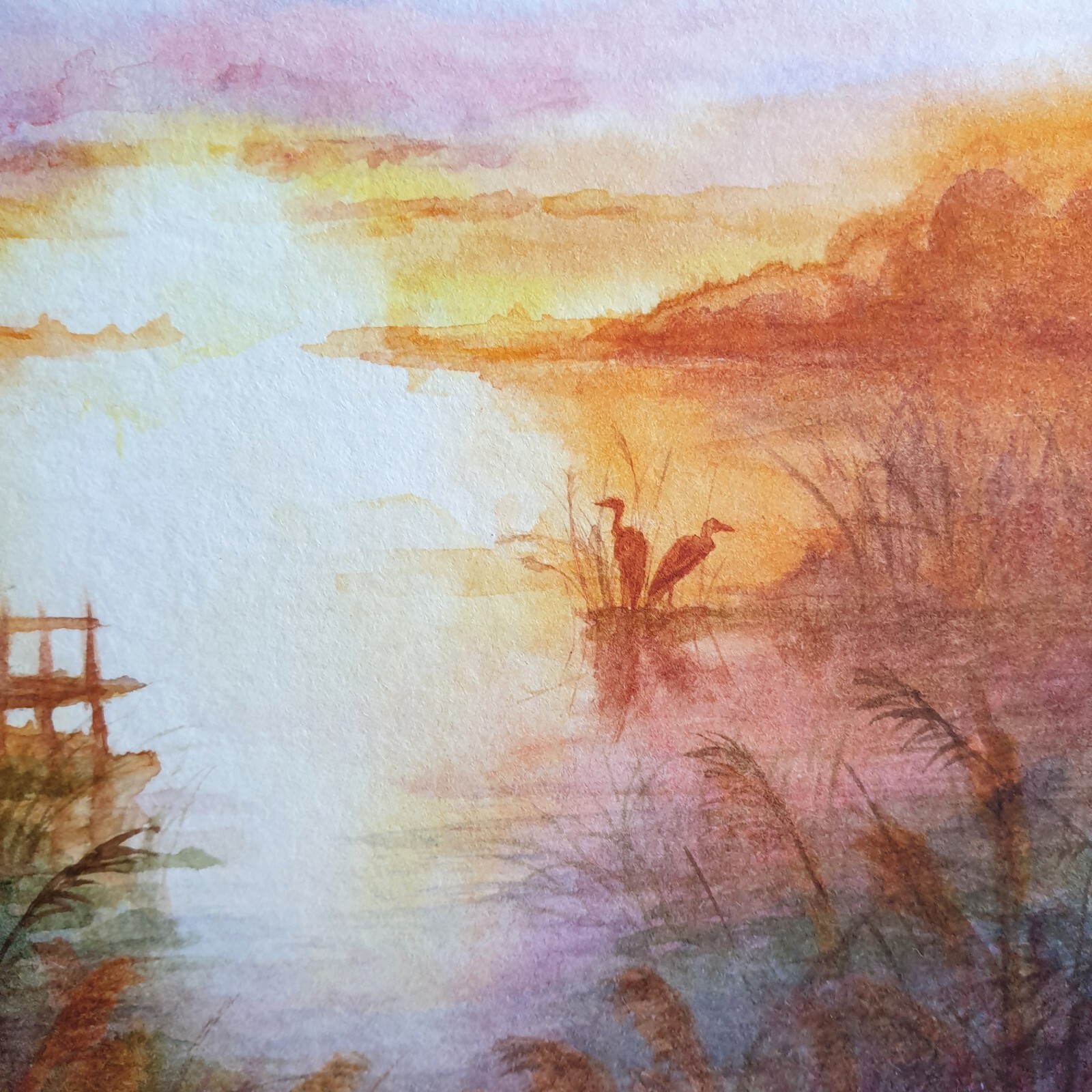 Landscape Wall Art Original Watercolor Painting Shatsky National Park ...