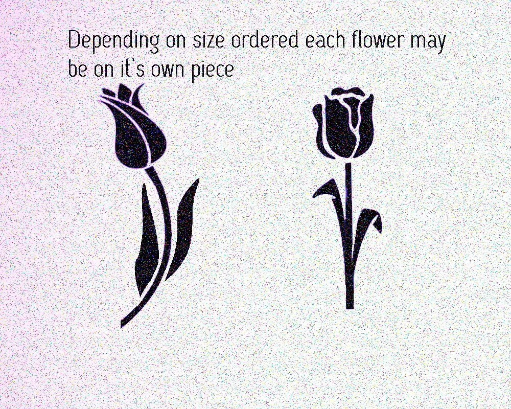 Tulip Stencil